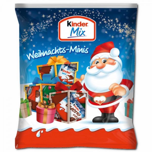 Ferrero Kinder Mix Weihnachts-Minis 153g Beutel – sweet4good